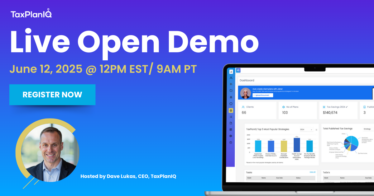 June '25 Live Open Demo Registration Page